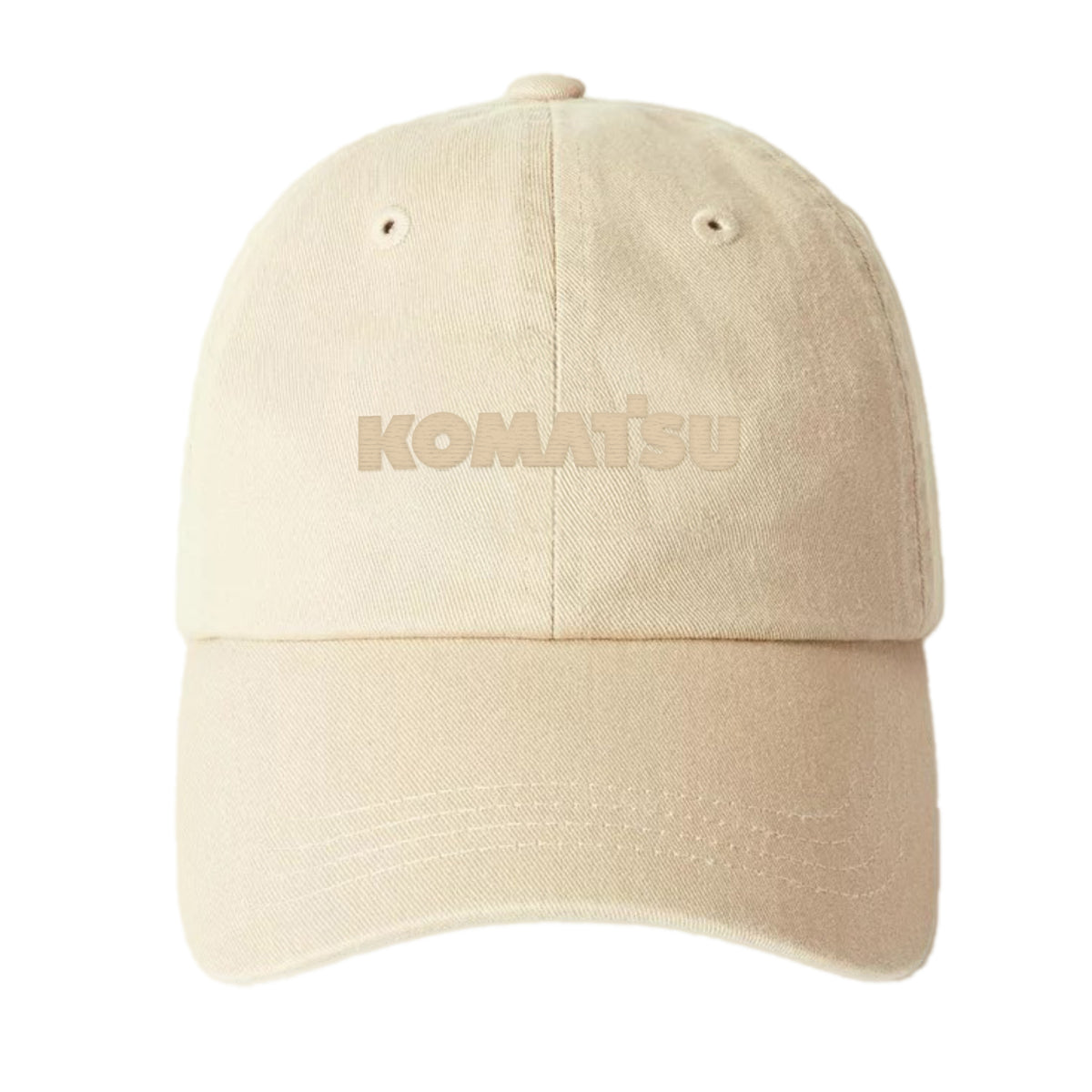 KOMATSU CREAM BASEBALL CAP – Komatsu Australia Retail