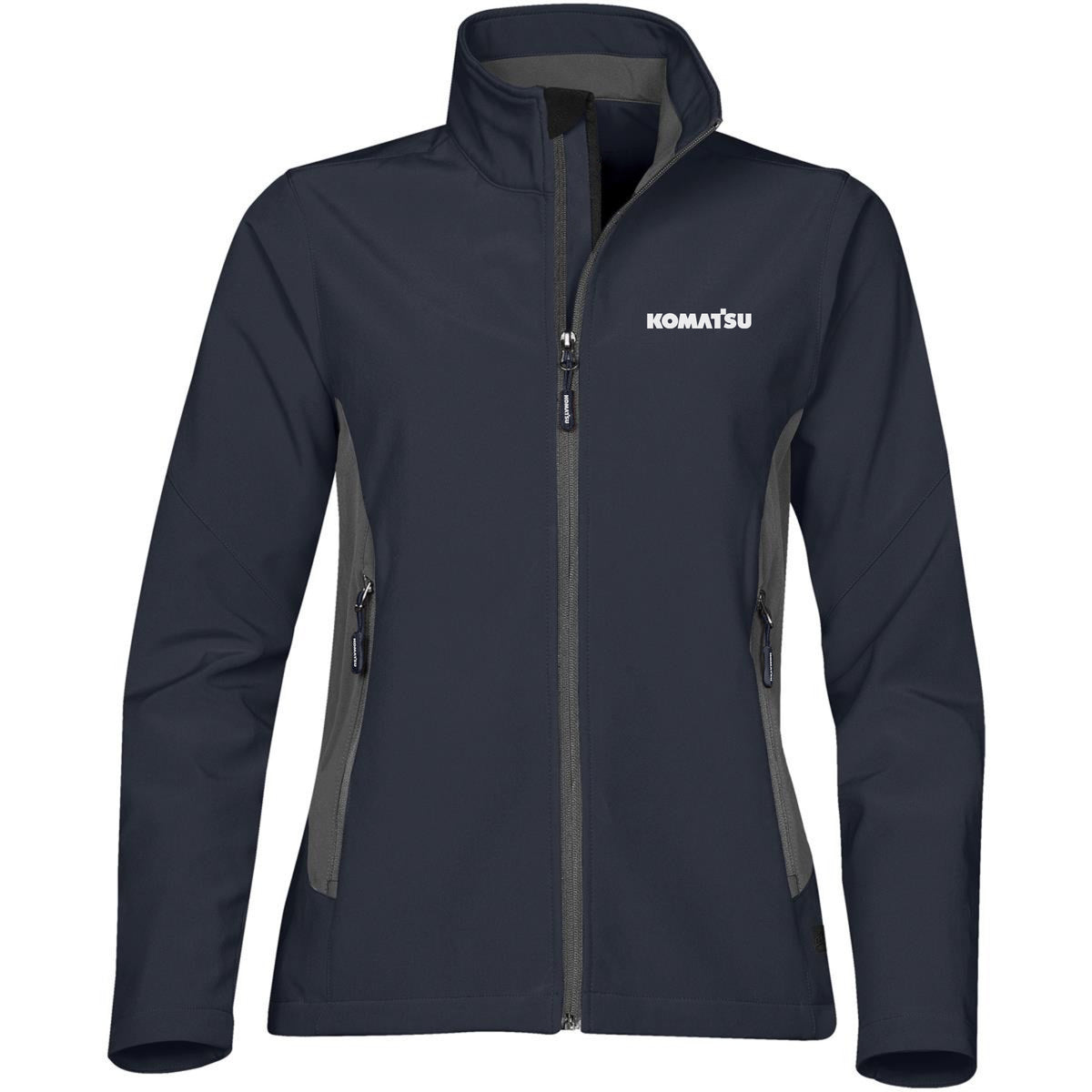 LADIES NAVY SOFTSHELL JACKET – Komatsu Australia Retail